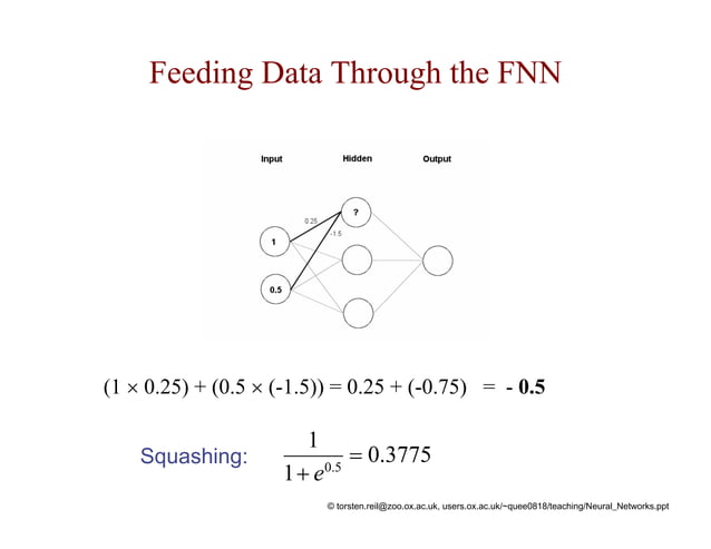 Lecture Artificial Neural Networks And Pattern Recognition Ppt