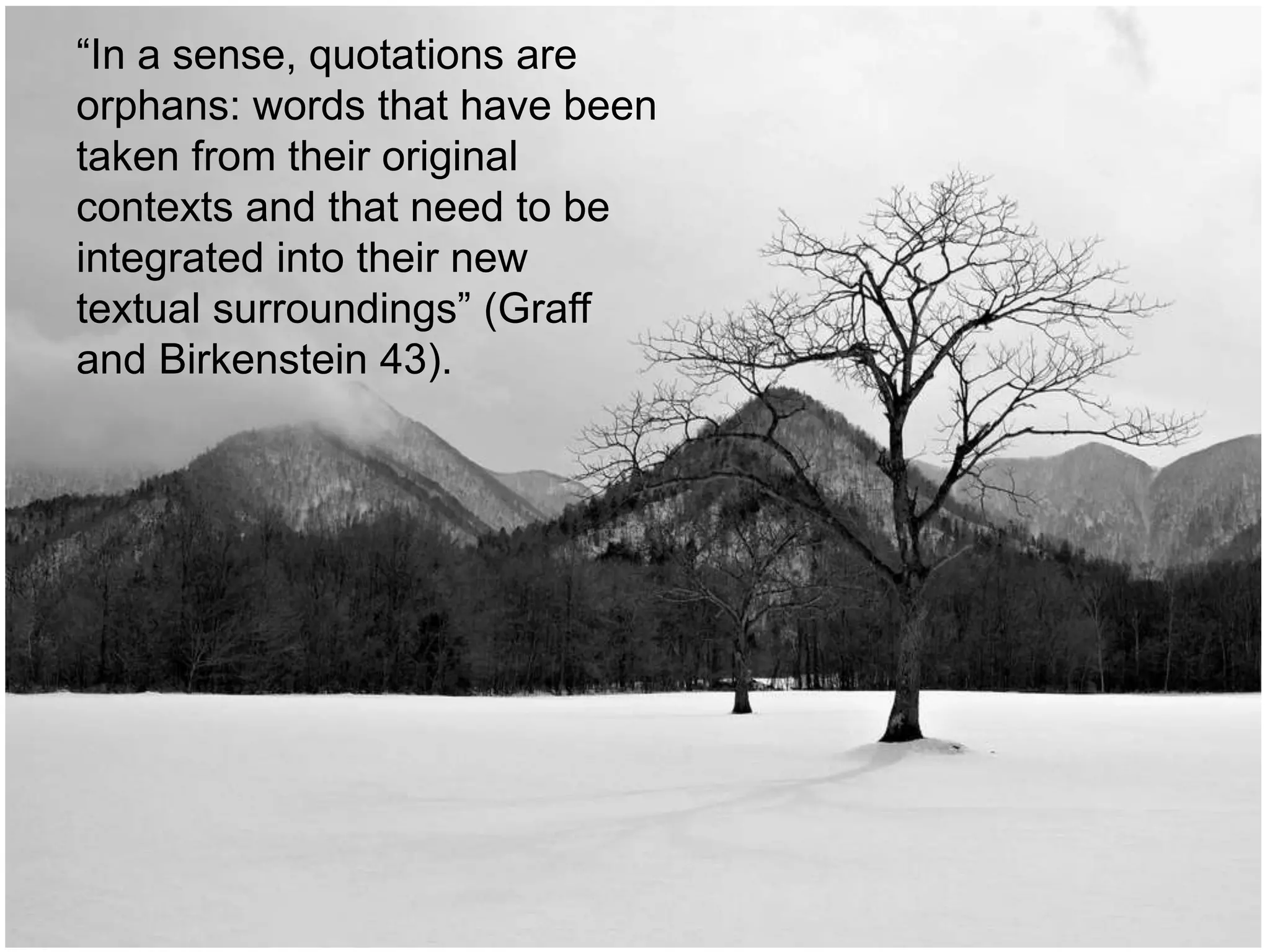 Lecture - The Art of Quoting | PPT