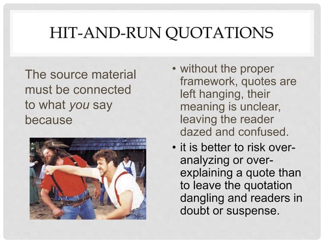 Lecture - The Art of Quoting | PPT