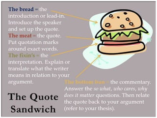 Lecture - The Art of Quoting | PPT