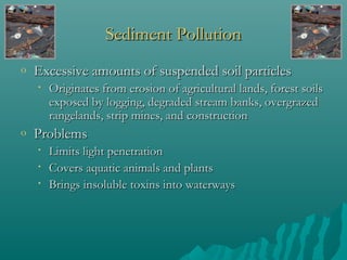 Lecture chapter 22 - water pollution upload by raj kumar | PPT