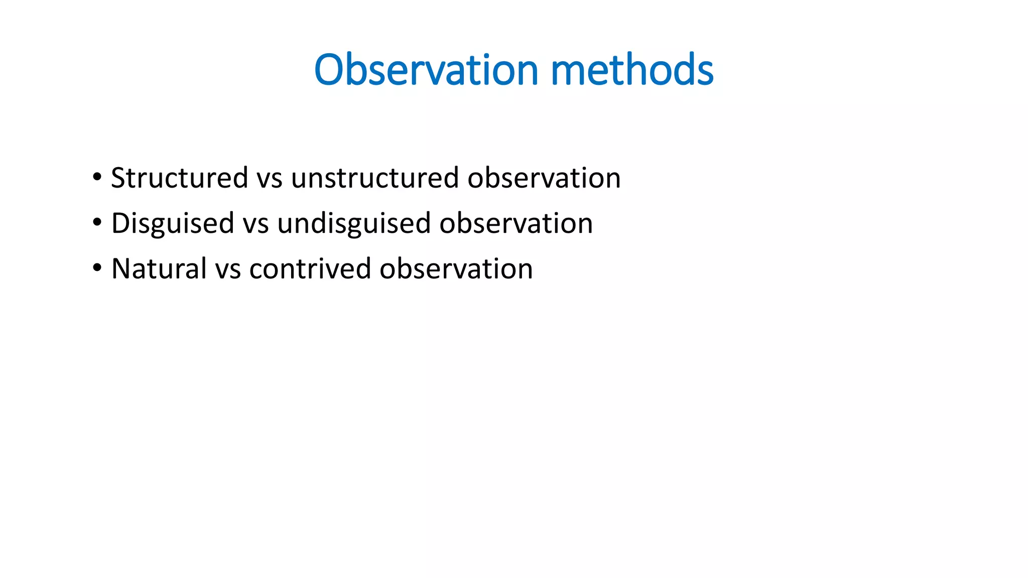 Lecture- Chapter 6 Descriptive Research Design- Survey and Observation.pptx