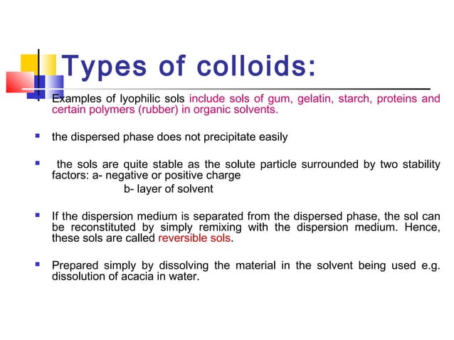 Lecture colloids | PPT