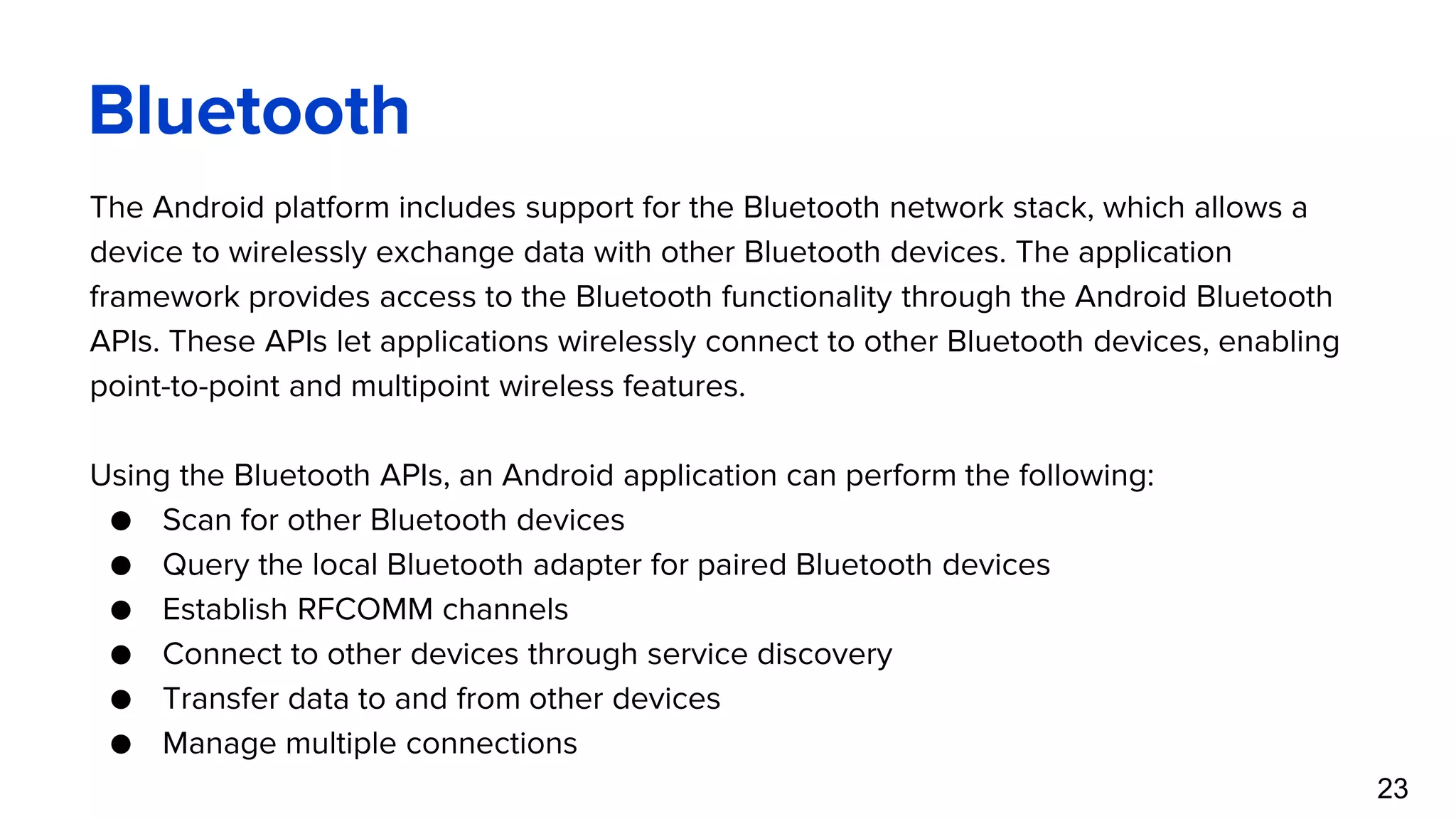 Communication in android | PPTX