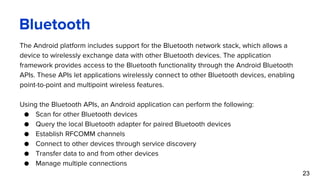 Communication in android | PPTX