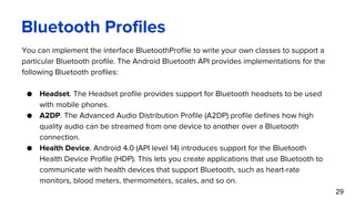 Communication in android | PPTX