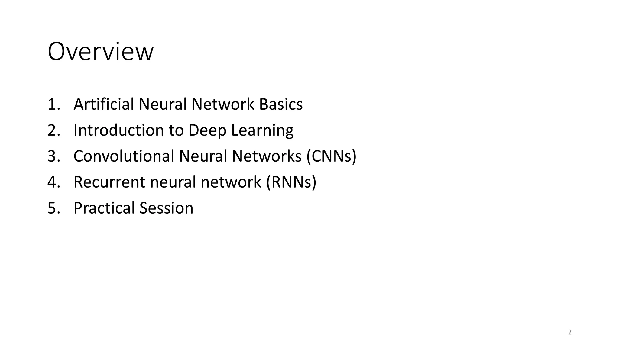 Lecture on Deep Learning | PPTX