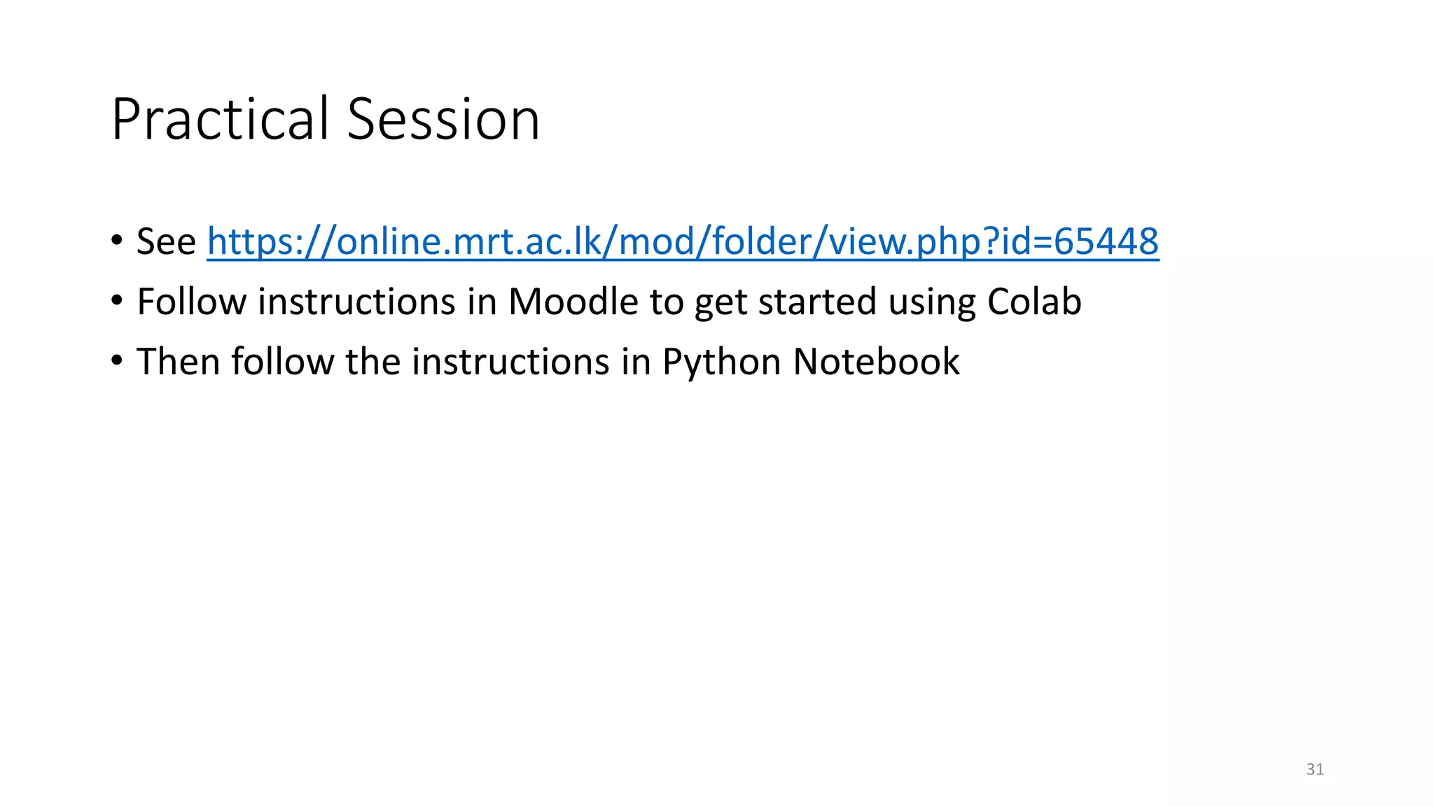 Lecture on Deep Learning | PPTX