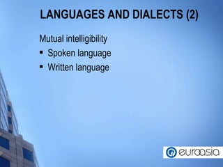 The diversity of language | PPT