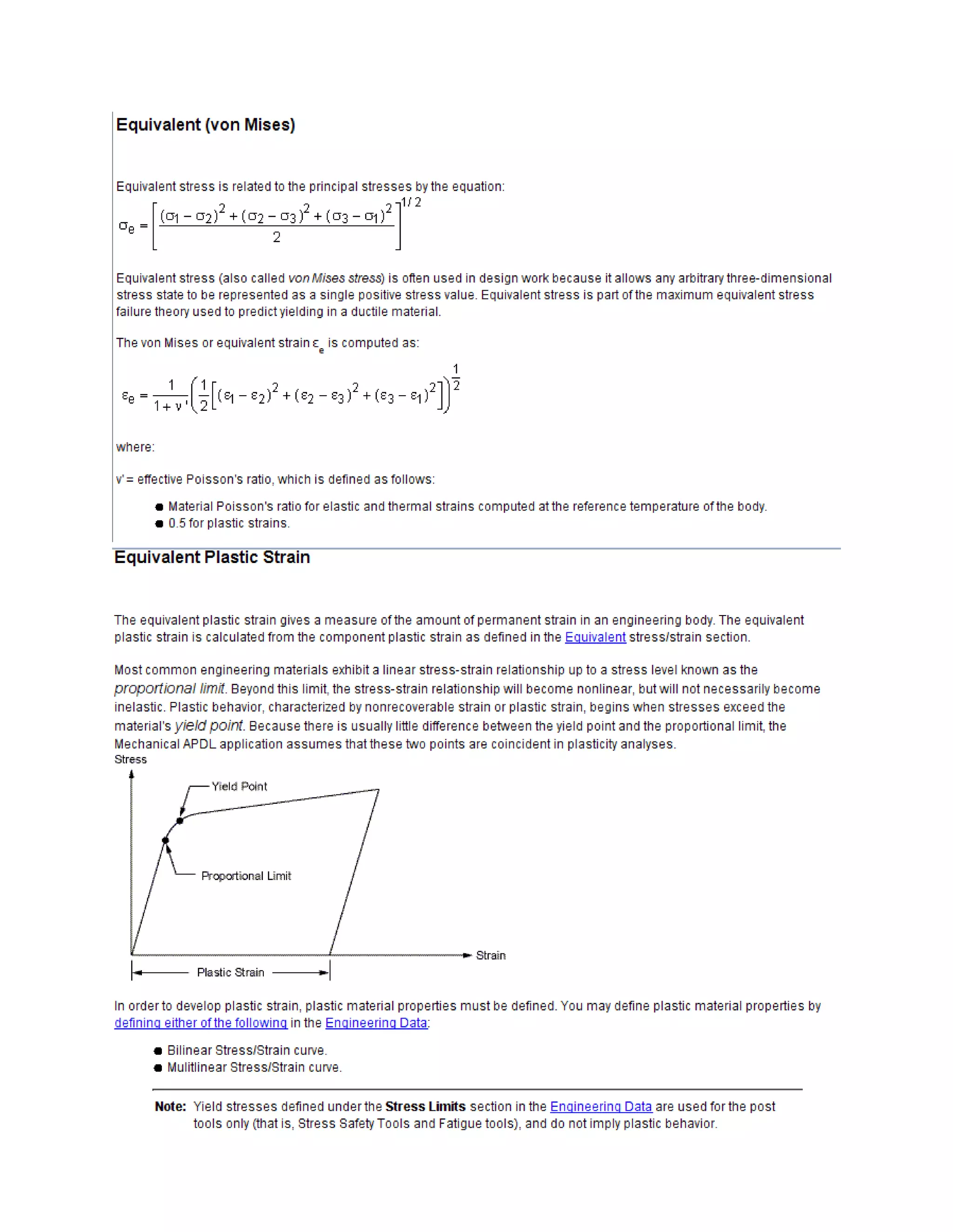 Lecture equivalent plastic strain | DOCX
