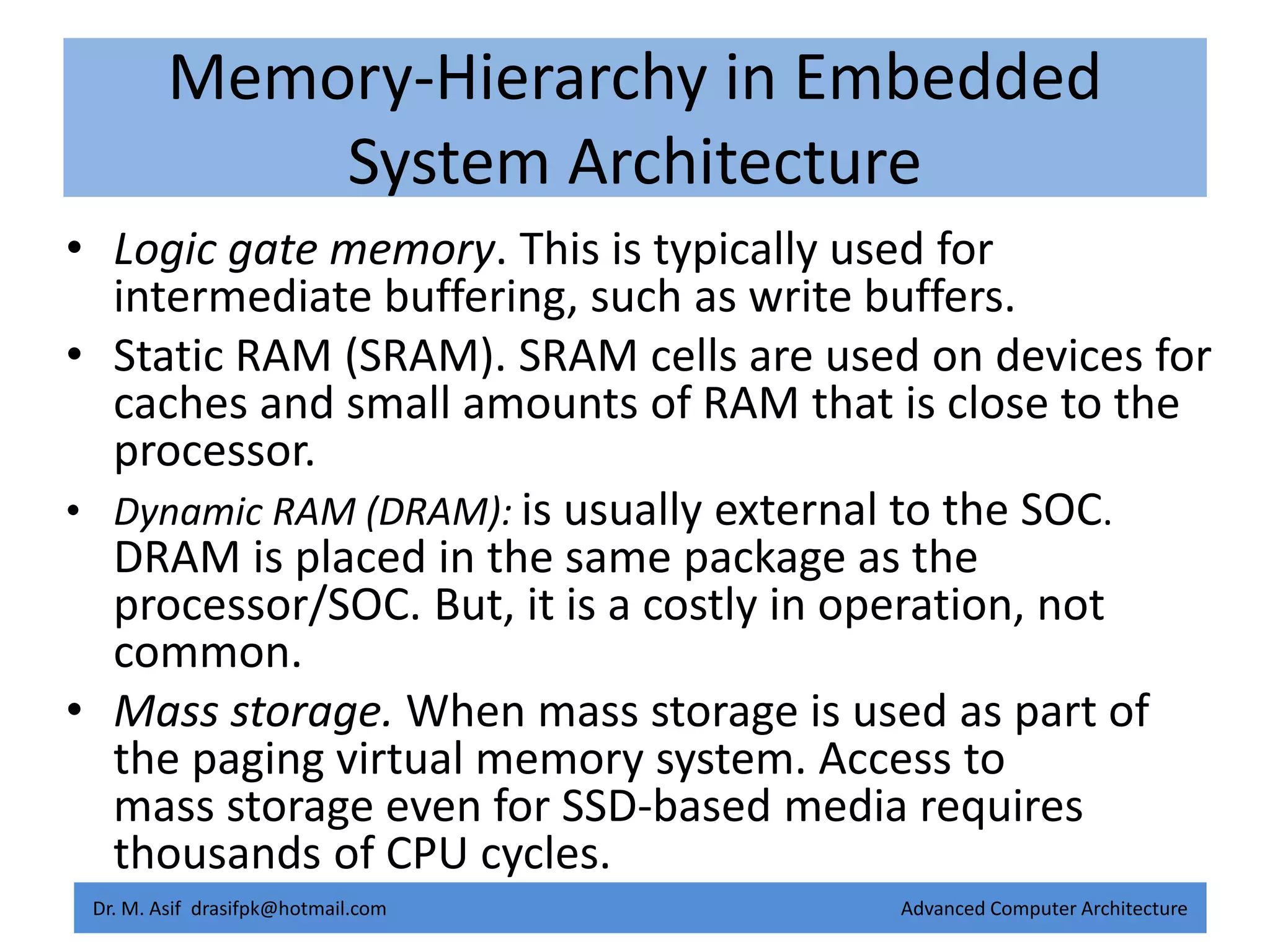 Embedded Platform Architecture - I | PPTX