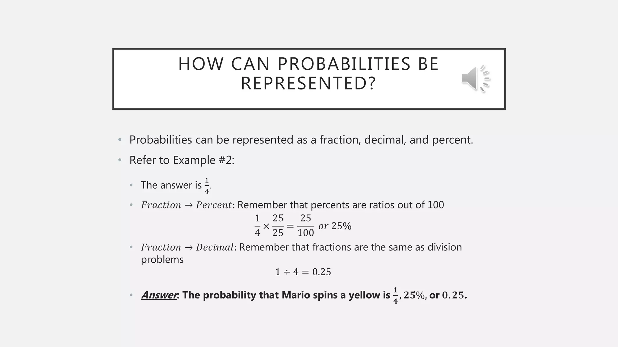 Lecture: Experimental and Theoretical Probability | PPTX