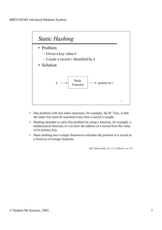 Lecture.extendible.hashing | PDF | Databases | Computer Software and ...