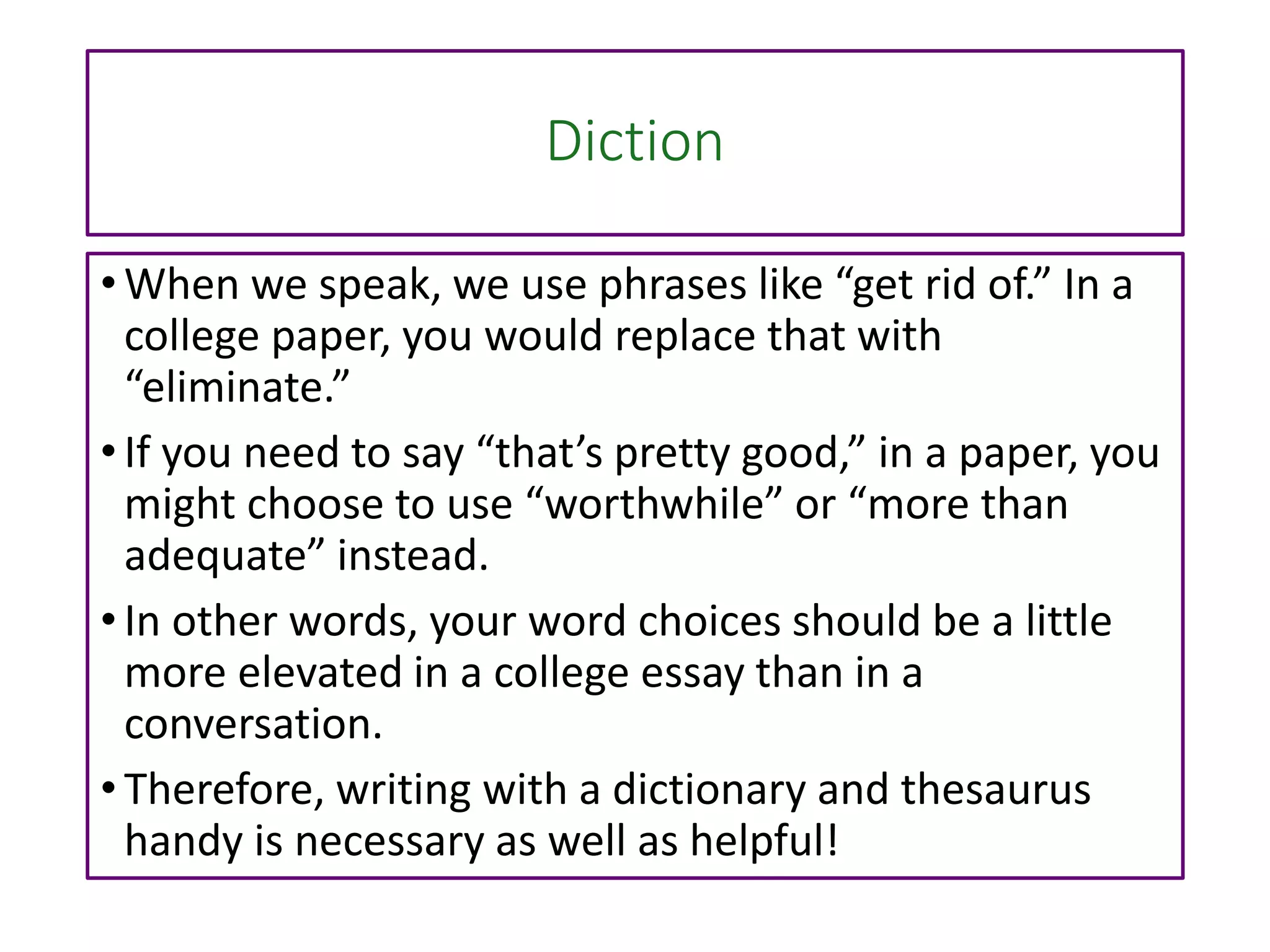 Finding Your Voice: Formal vs Informal Language | PPT