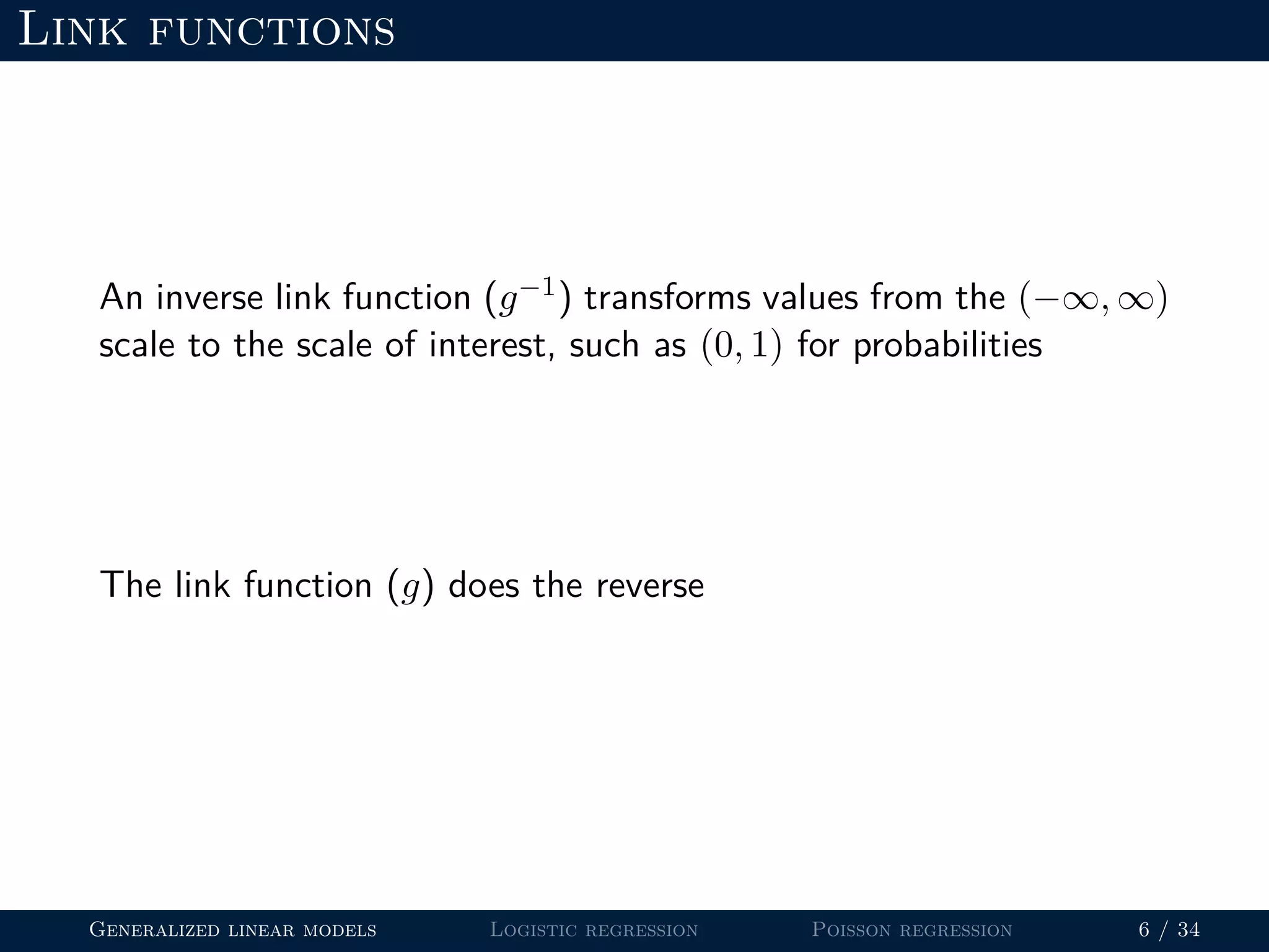 Introduction To Generalized Linear Models Ppt