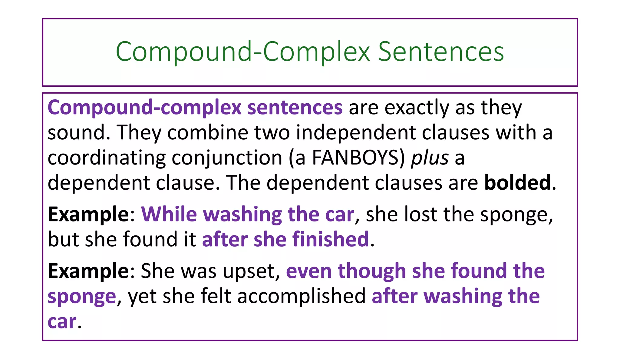 Clauses and Sentences | PPTX