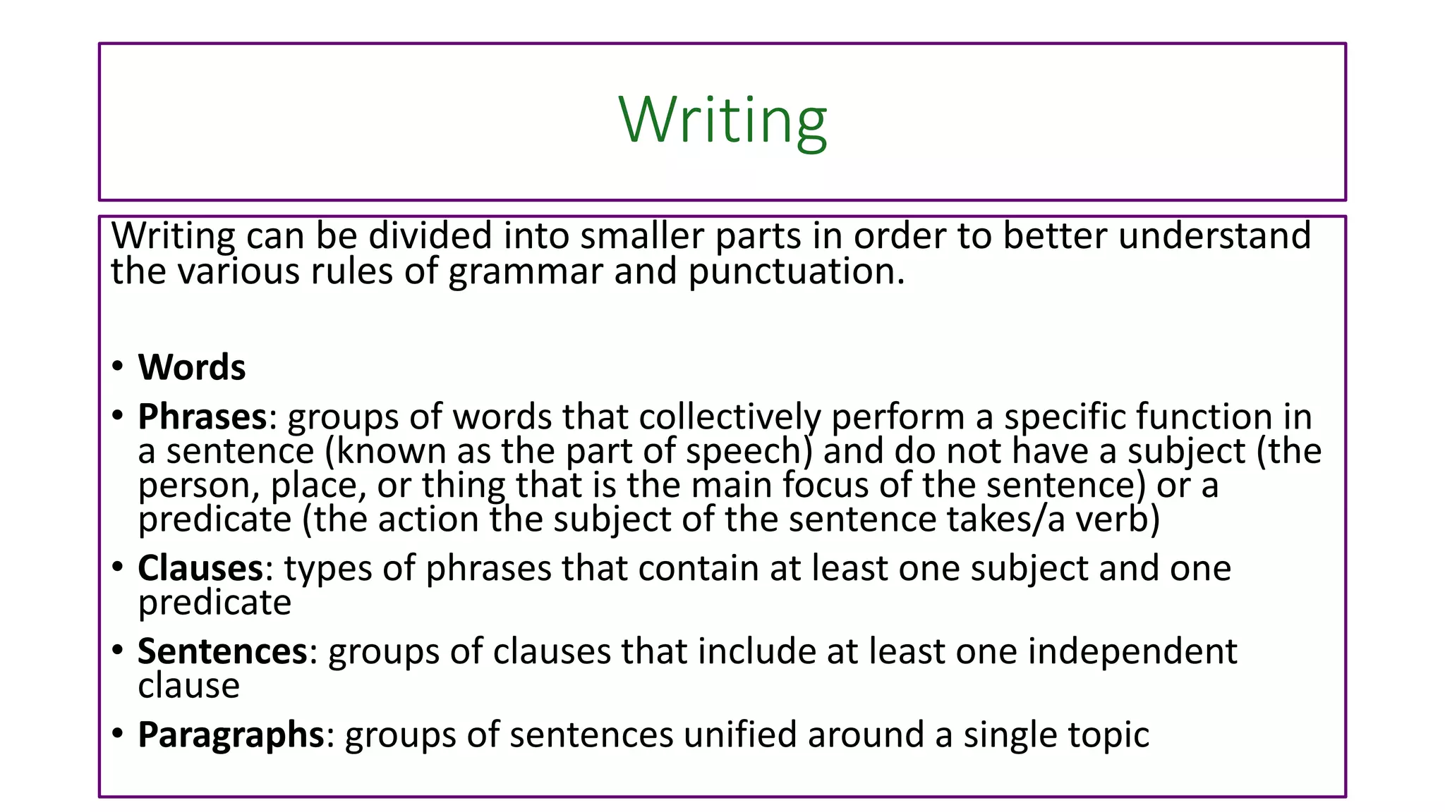 Clauses and Sentences | PPTX