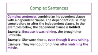 Clauses and Sentences | PPTX