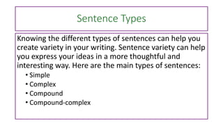 Clauses and Sentences | PPTX
