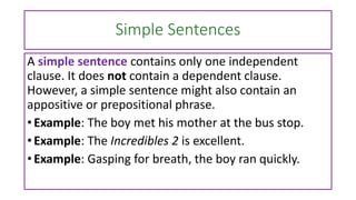Clauses and Sentences | PPTX