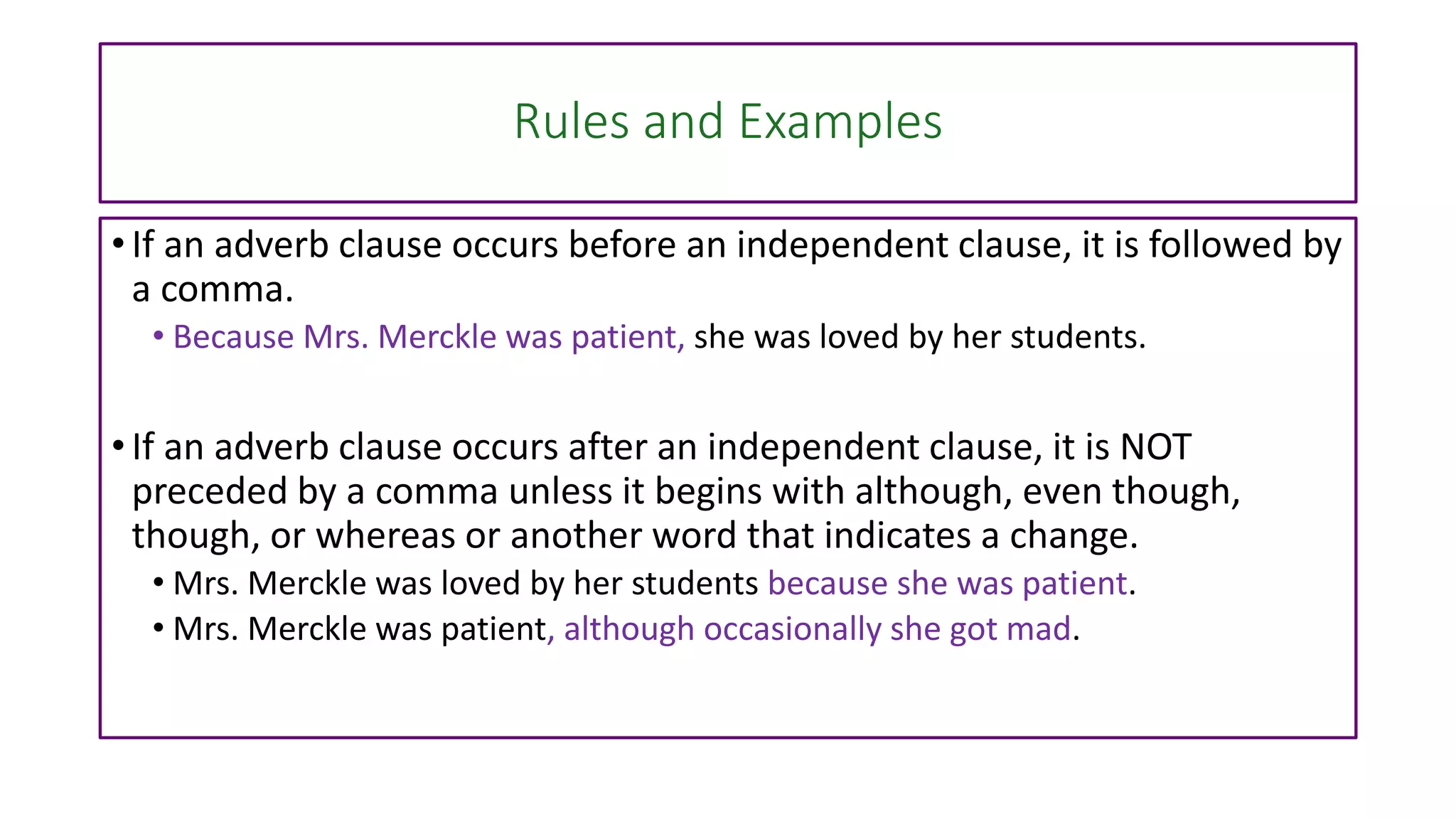 Commas and Semicolons | PPTX