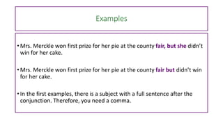 Commas and Semicolons | PPTX