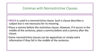 Commas and Semicolons | PPTX