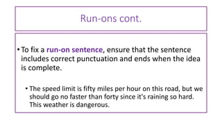 Punctuating Sentences: A Review | PPT
