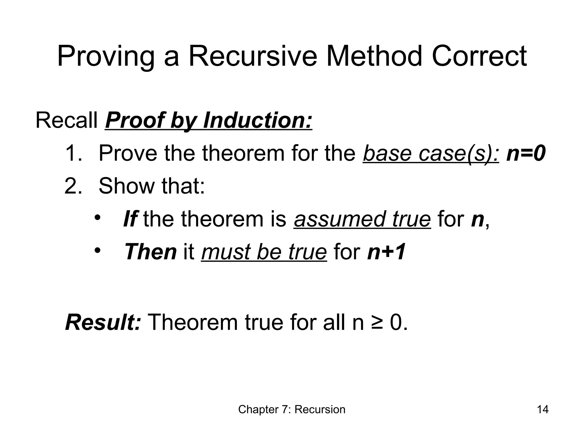 recursion in c language recursive part.ppt