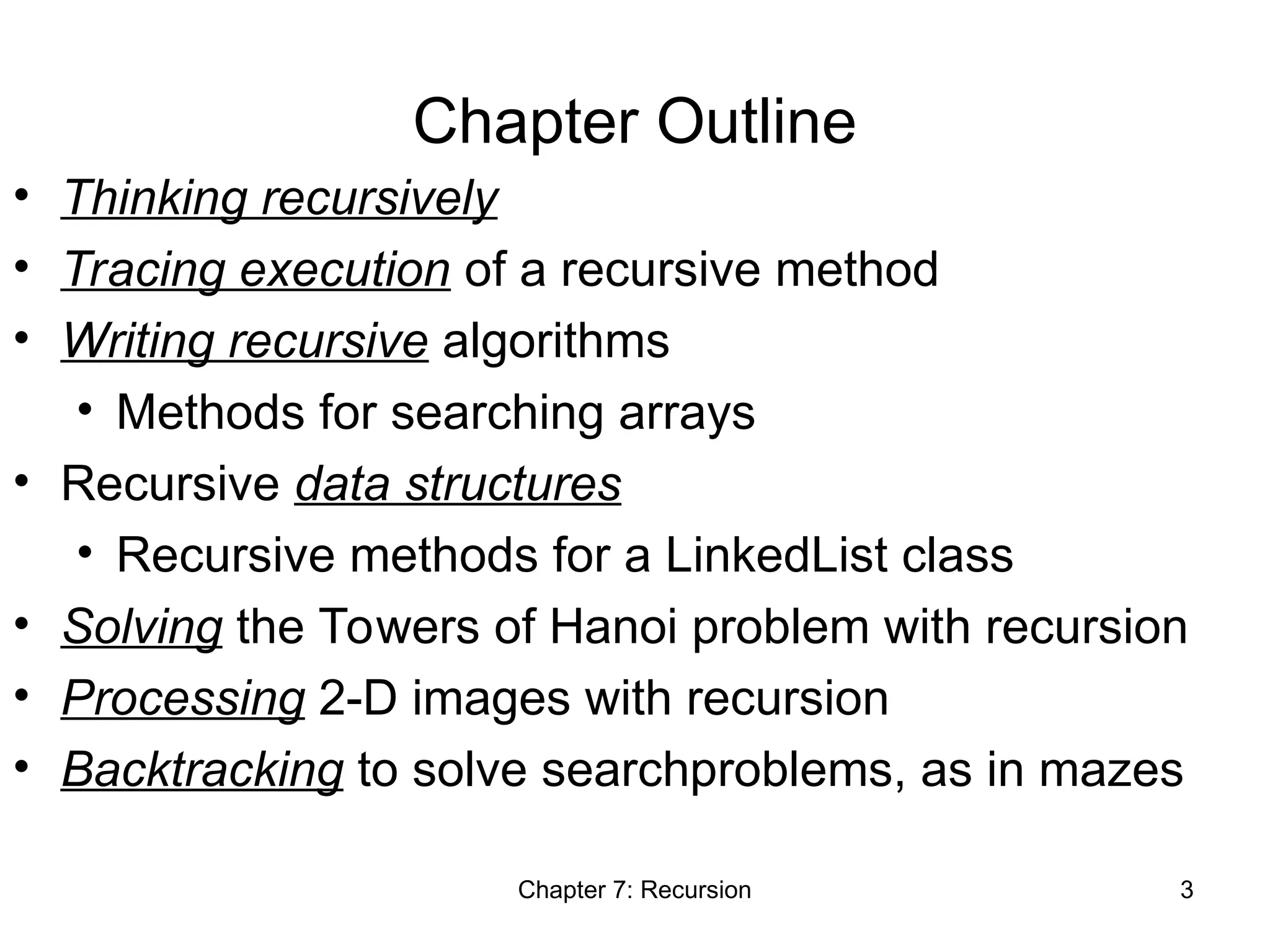 recursion in c language recursive part.ppt