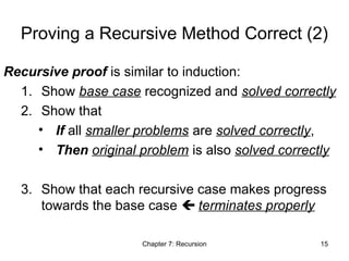 recursion in c language recursive part.ppt