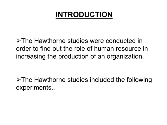 lecture-hawthorne-experiments_POM.ppt