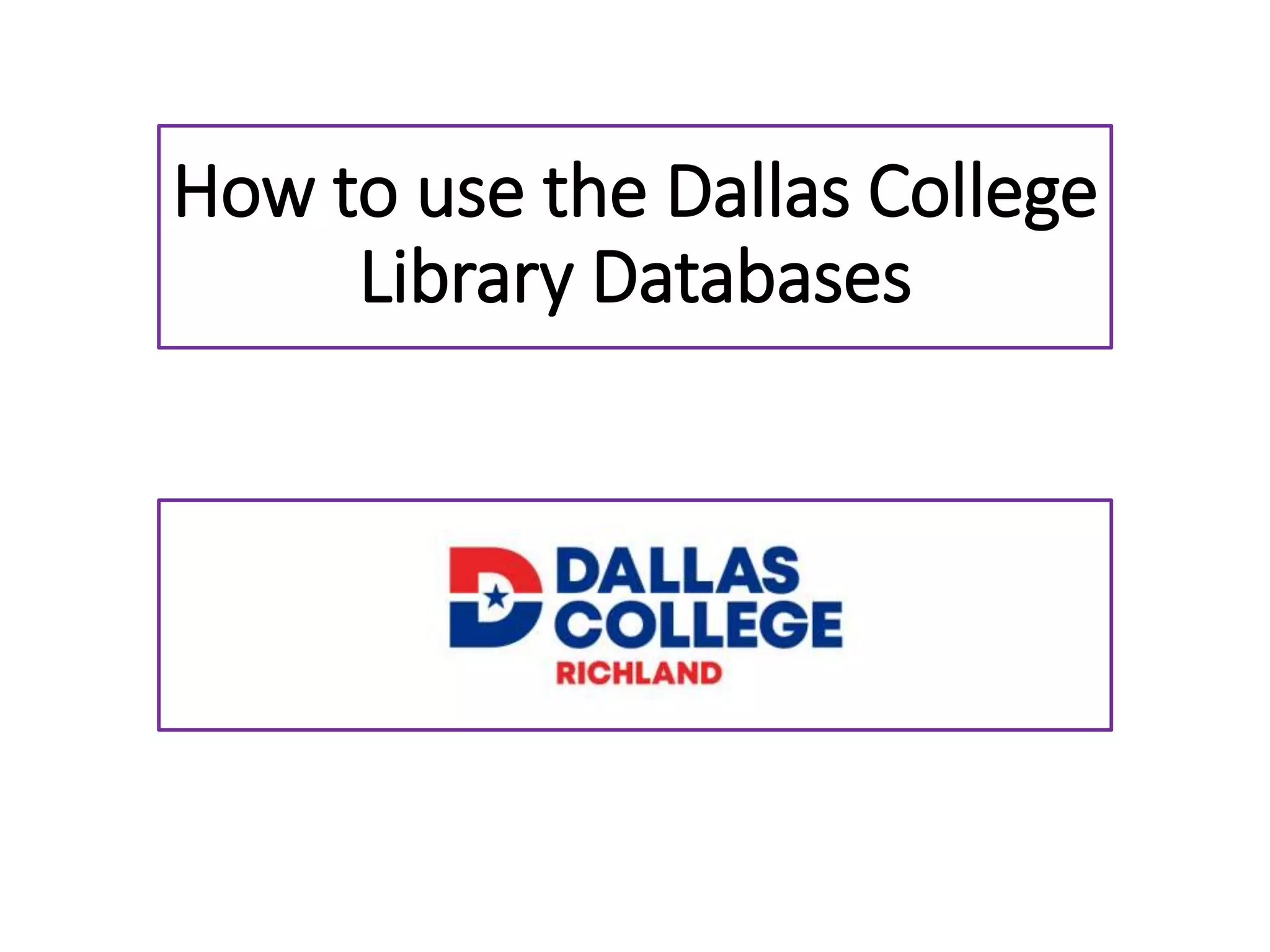 How to use the database Academic Search Complete | PPTX