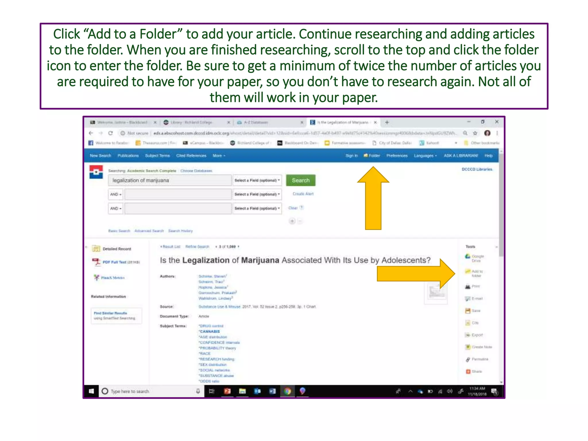 How to use the database Academic Search Complete | PPTX