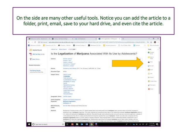 How to use the database Academic Search Complete | PPT