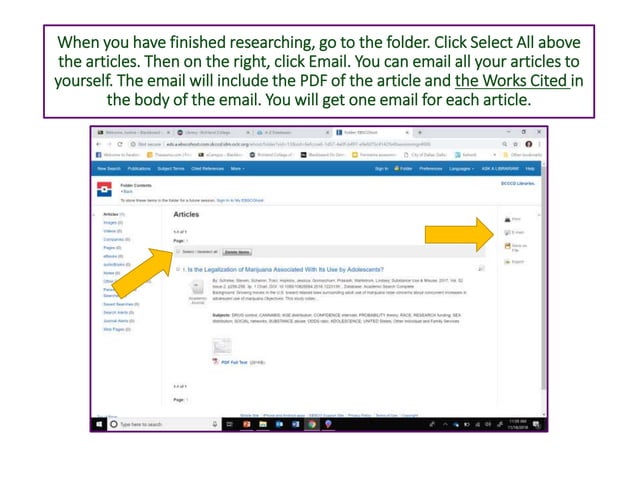 How to use the database Academic Search Complete | PPT