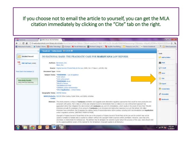 How to use the database Academic Search Complete | PPT