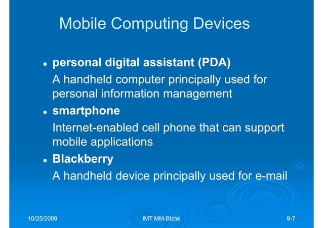 Imt Lecture Mobile Device And Mobile Operation Systems Ppt 3521