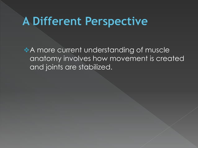 Lecture III Muscle Imbalances | PPTX