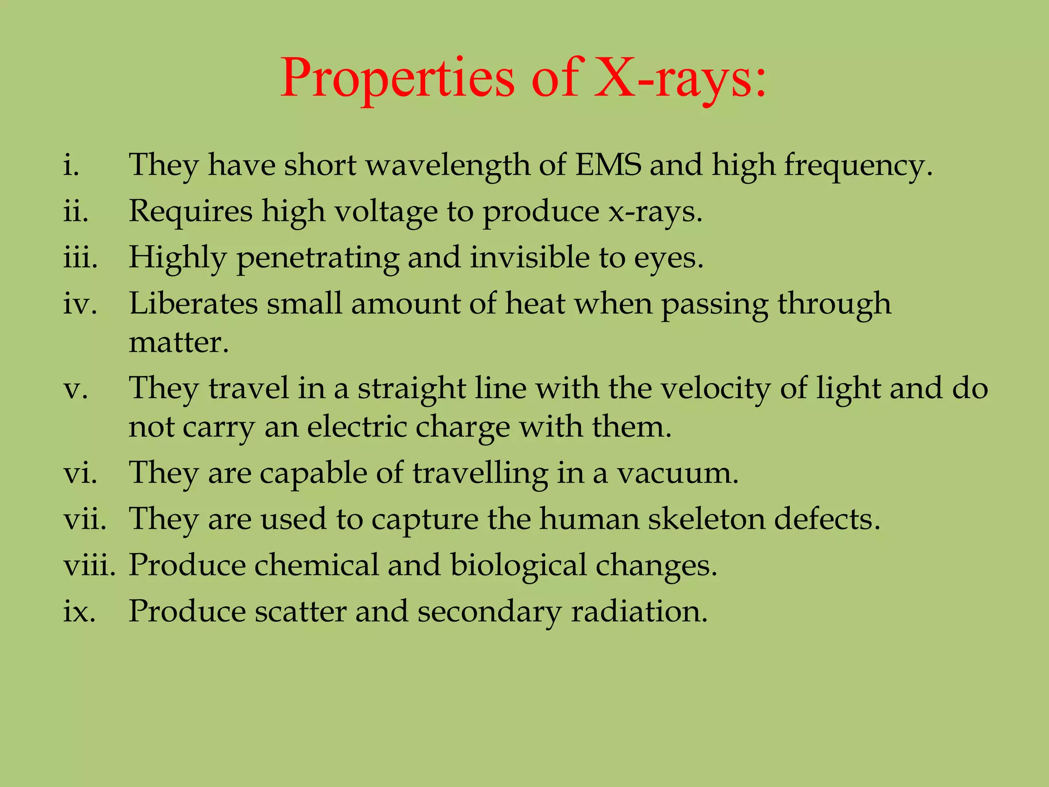 Lecture - 2 MBBS (x-ray modalities) | PPTX