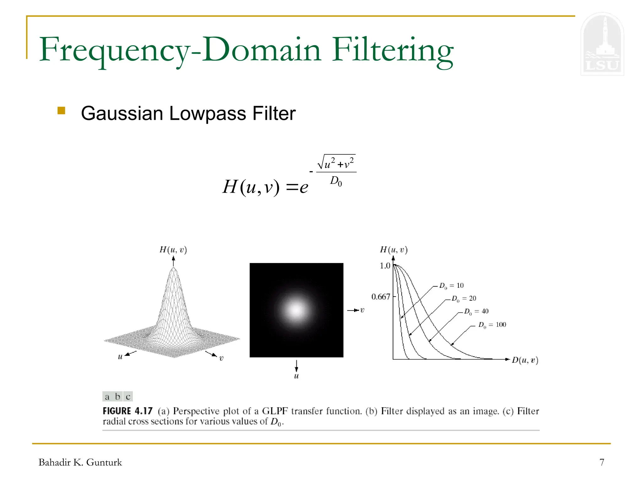 Lecture - Image Enhancement (frequency domain).ppt