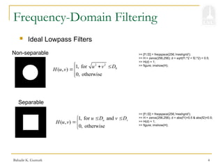Lecture - Image Enhancement (frequency domain).ppt
