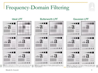 Lecture - Image Enhancement (frequency domain).ppt