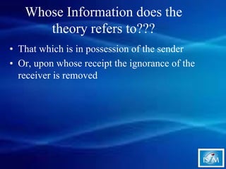 Lecture Info Theory | PDF | Computer Networking | Computing