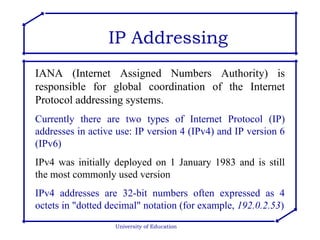 IP addressing | PPT