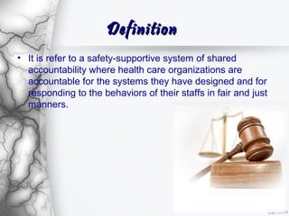 Just Culture in Health care | PPT