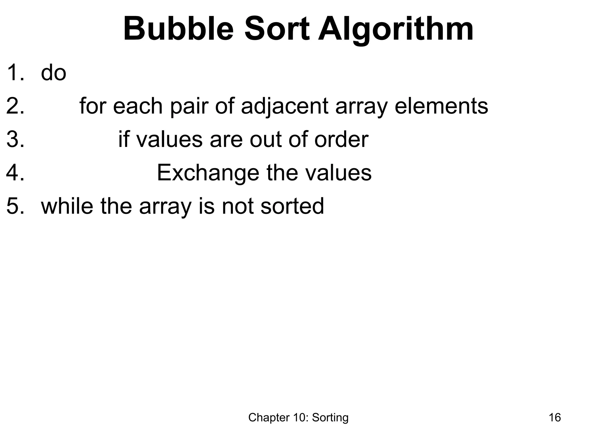 Lecture K Sorting Ppt Programming Languages Computing