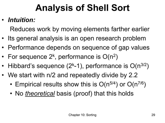 Lecture k-sorting | PPT | Programming Languages | Computing