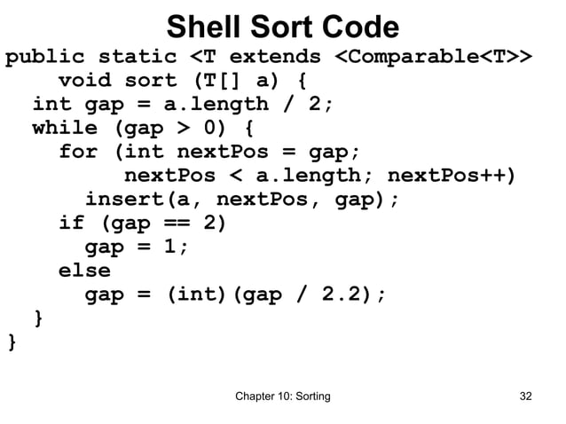 Lecture k-sorting | PPT | Programming Languages | Computing