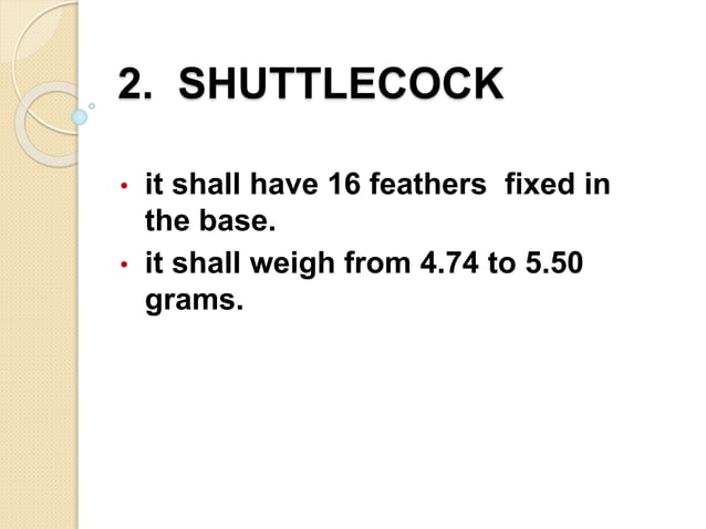 LECTURE-Laws-of-Badminton.pptx | Badminton | Sports